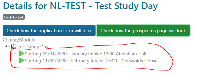 Step 7: Add intake dates – Wozzad Help Centre
